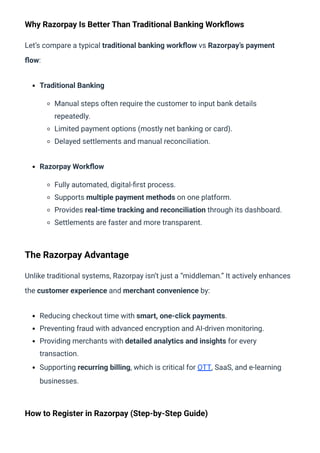 What is Razorpay Payment Method and How its Work | PDF
