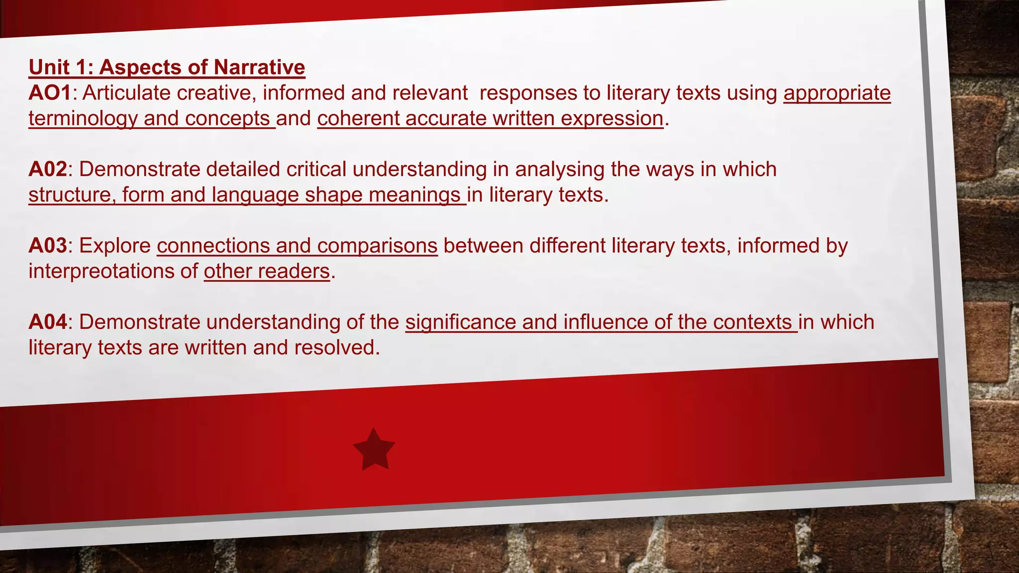 Introduction to Narrative | PPTX