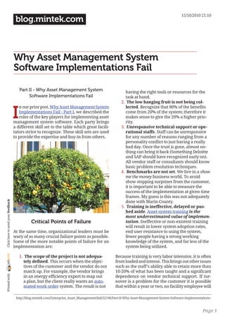 Part II - Why-asset-management-system-software-implementations-fail | PDF