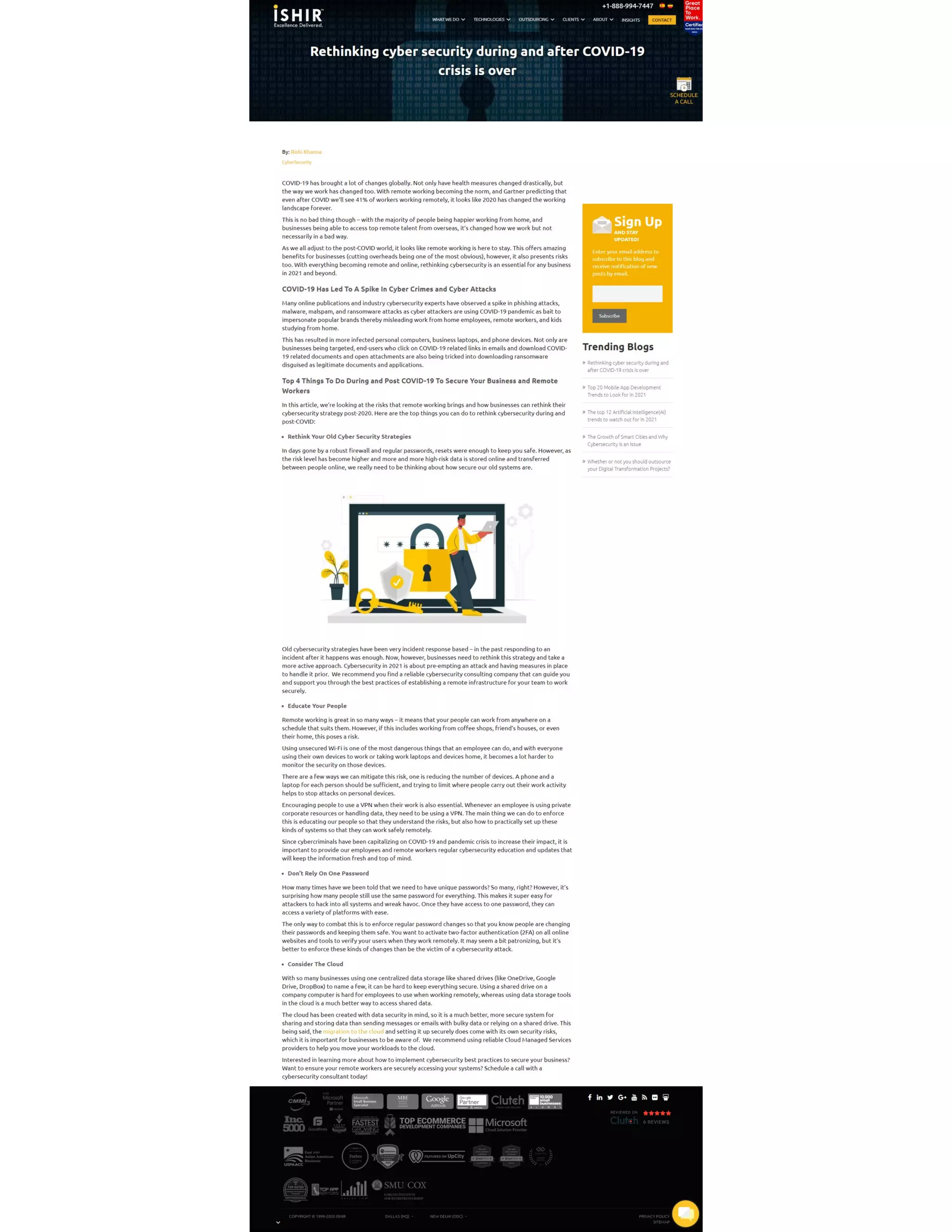 Rethinking cybersecurity during and after COVID-19 crisis is over | PDF