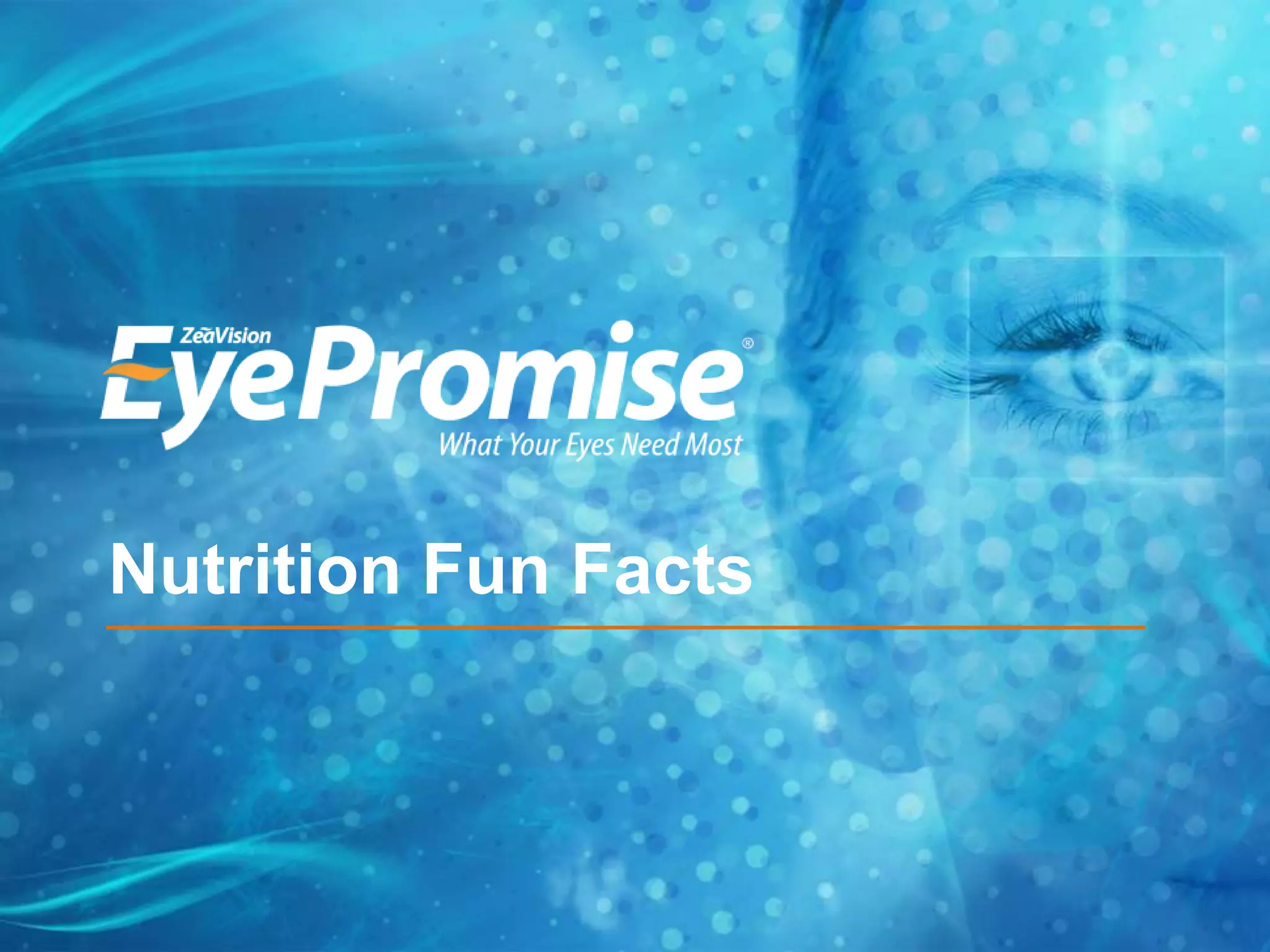 Nutrition Fun Facts | PPTX