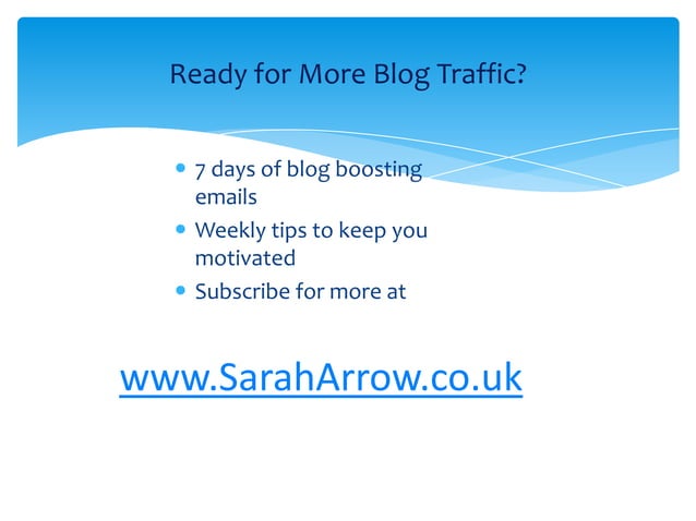Blog traffic | PPTX