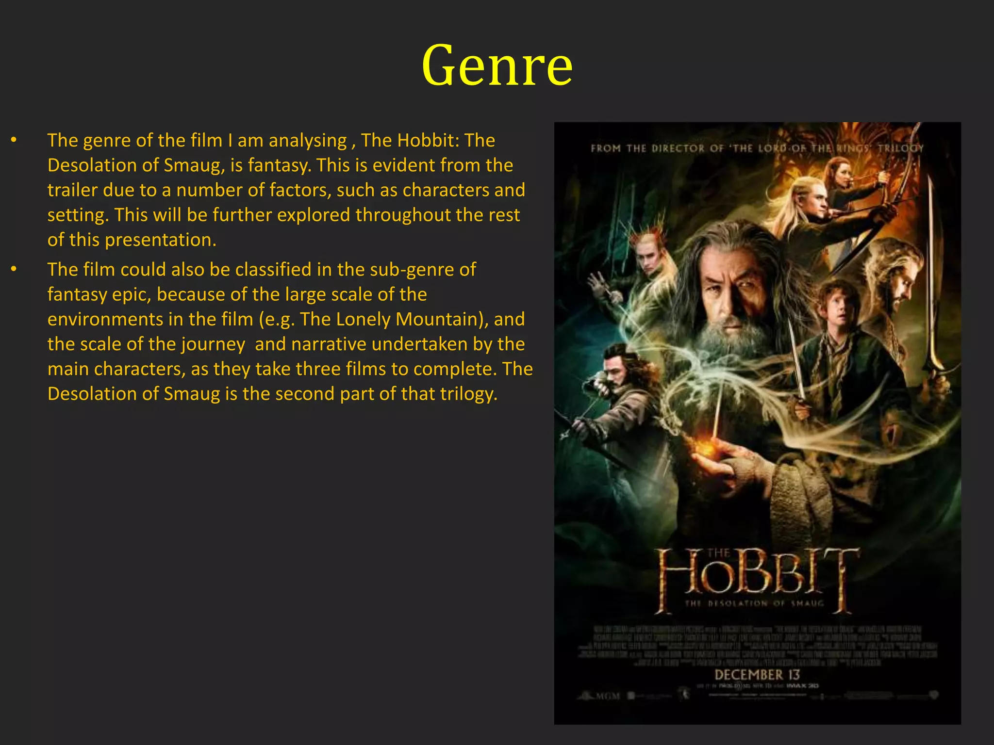 The Hobbit: The Desolation of Smaug Trailer Analysis | PPT