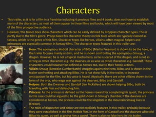 The Hobbit: The Desolation of Smaug Trailer Analysis | PPT