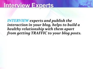 Types of Blog Post | PPTX