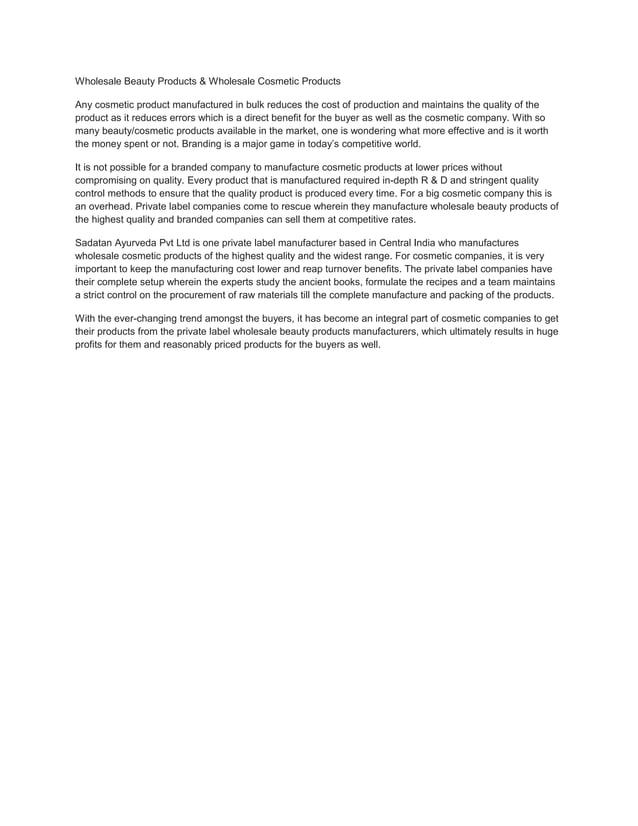 Blog wholesale pdts | PDF