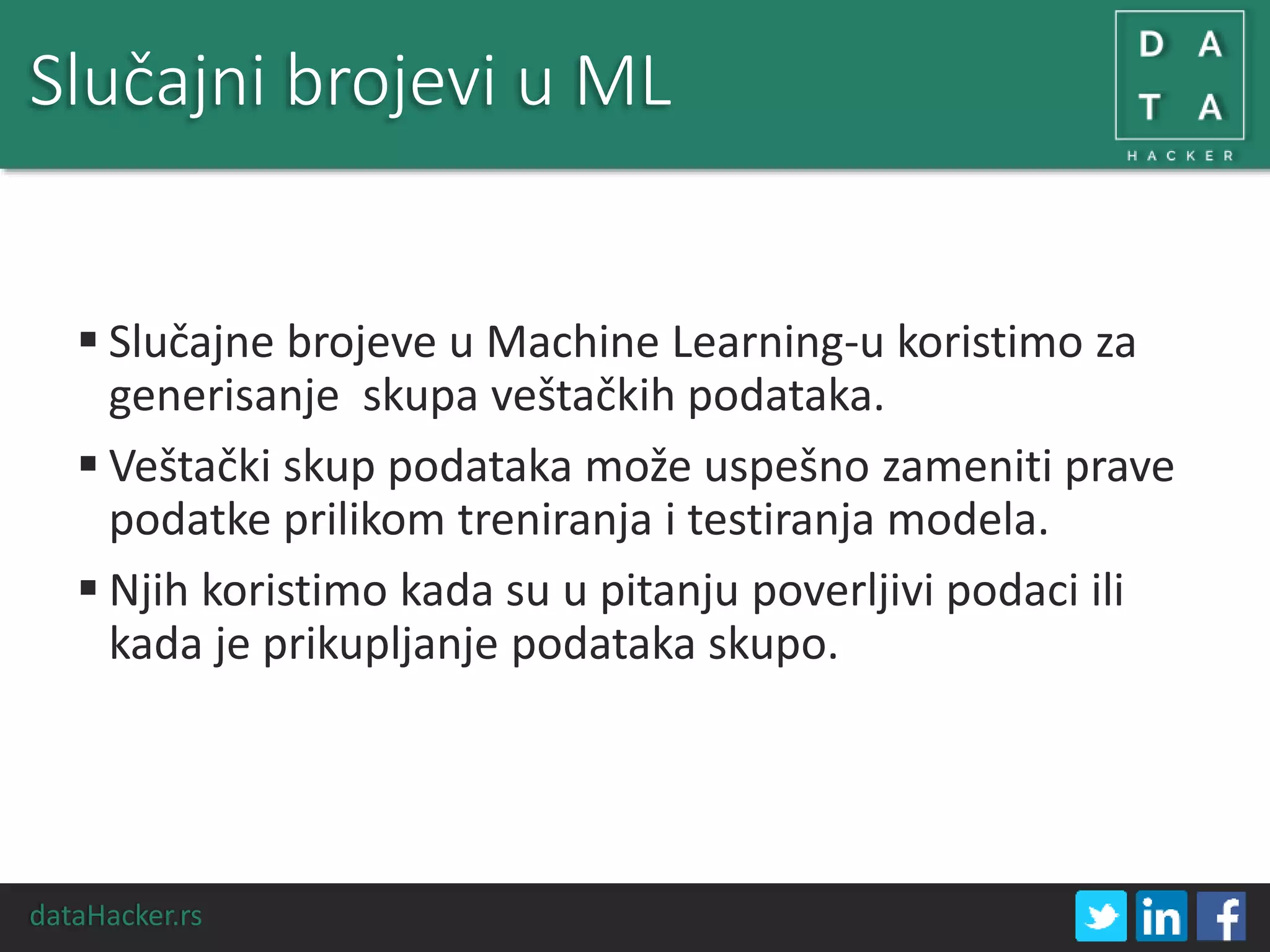 Slučajni Brojevi U Pythonu 004 Ppt