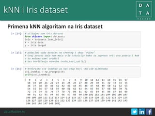 kNN algorithm za Iris dataset | PPTX