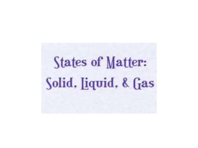 states of matter | PPT