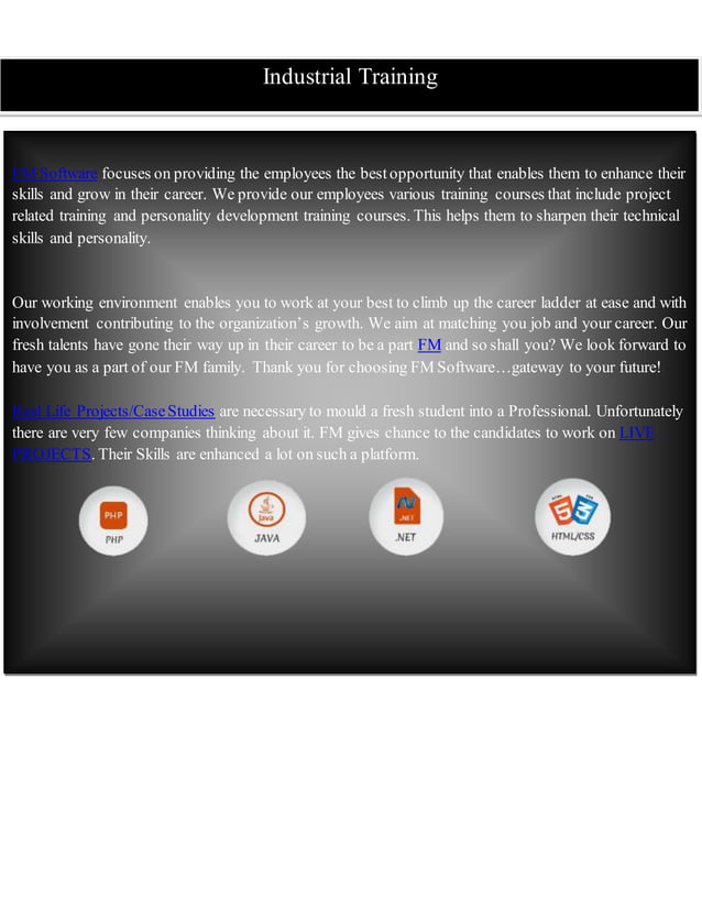 Industrial training | DOCX