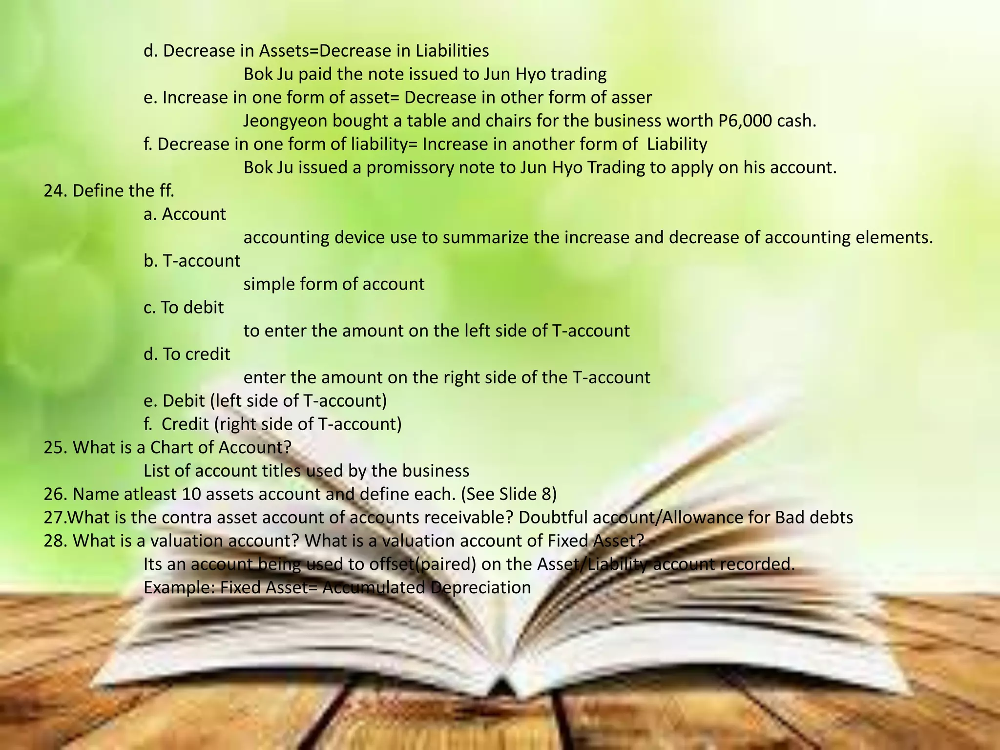 Basic Accounting 101 | PPTX