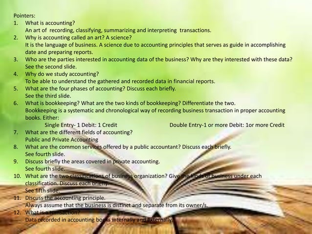 Basic Accounting 101 | PPTX