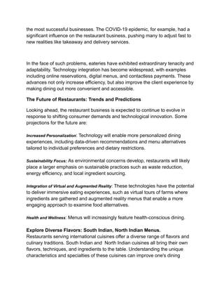 blog (1).pdf food way restaurant.best restaurant in kochi | PDF | Free ...