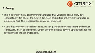 7 Best Programming Languages for Cloud Computing in 2022-23 | PPTX