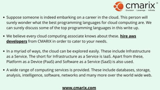 7 Best Programming Languages for Cloud Computing in 2022-23 | PPT