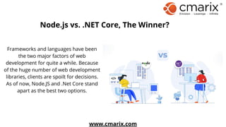 Node.js vs. .NET Core, the Winner? | PPT