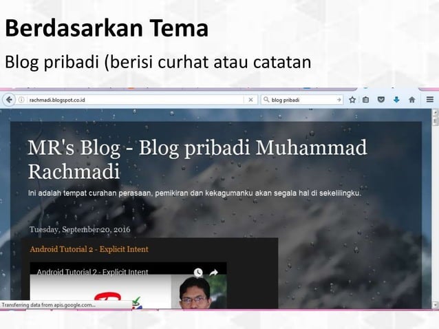 Jenis - jenis BLOG | PPT