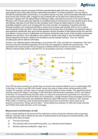 Cash Shortfall & LGD - Two Sides of the Same Coin | PDF
