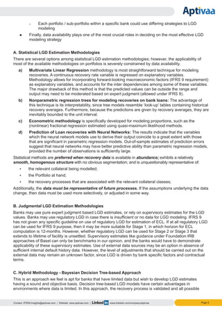 Cash Shortfall & LGD - Two Sides of the Same Coin | PDF
