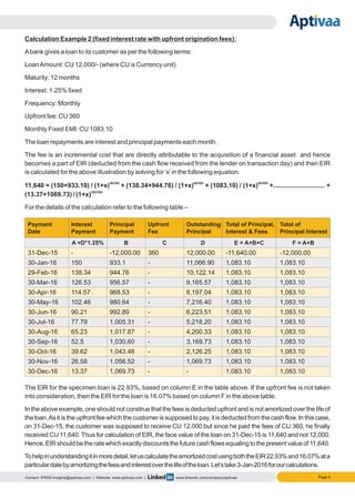 Blog 2016 15 - Effective Interest Rate - Solving the riddle | PDF