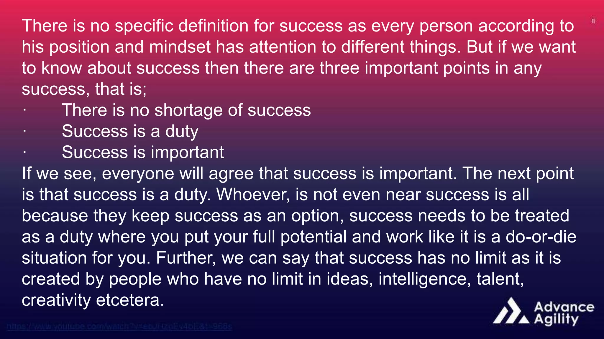 Agile, 10X Rule and Success | PPTX