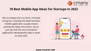 18 Best Mobile App Ideas for Startup to Launch Online Business in 2022 ...