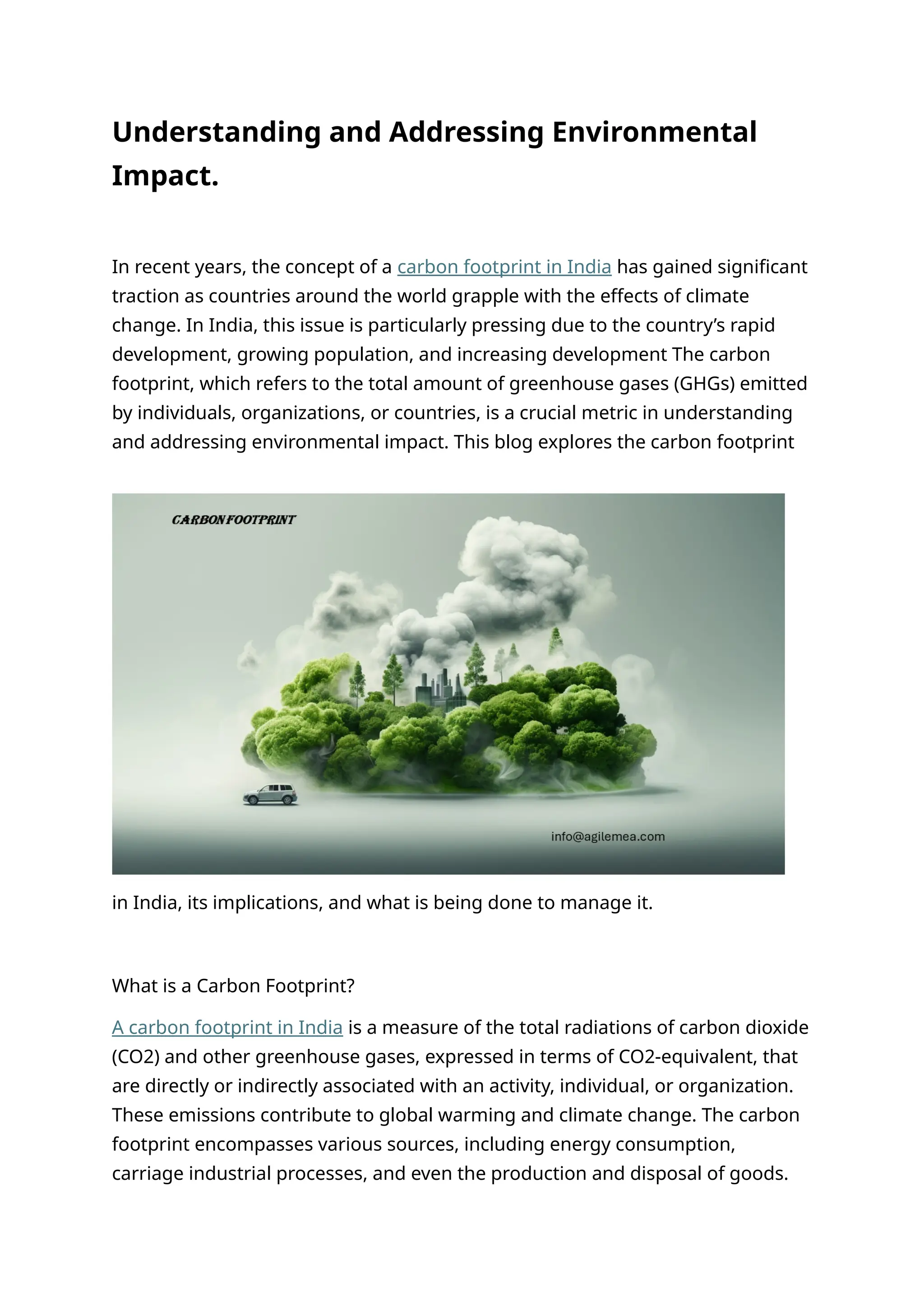 Understanding and Addressing Environmental Impact | PDF