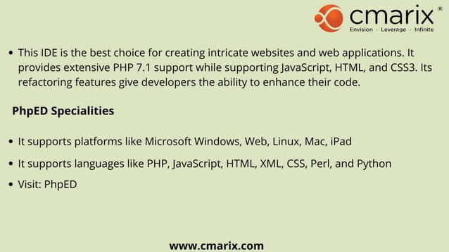 10 Best Php Development Tools To Develop Web Application Ppt