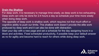 Deep Work for Successful Focus | PPTX