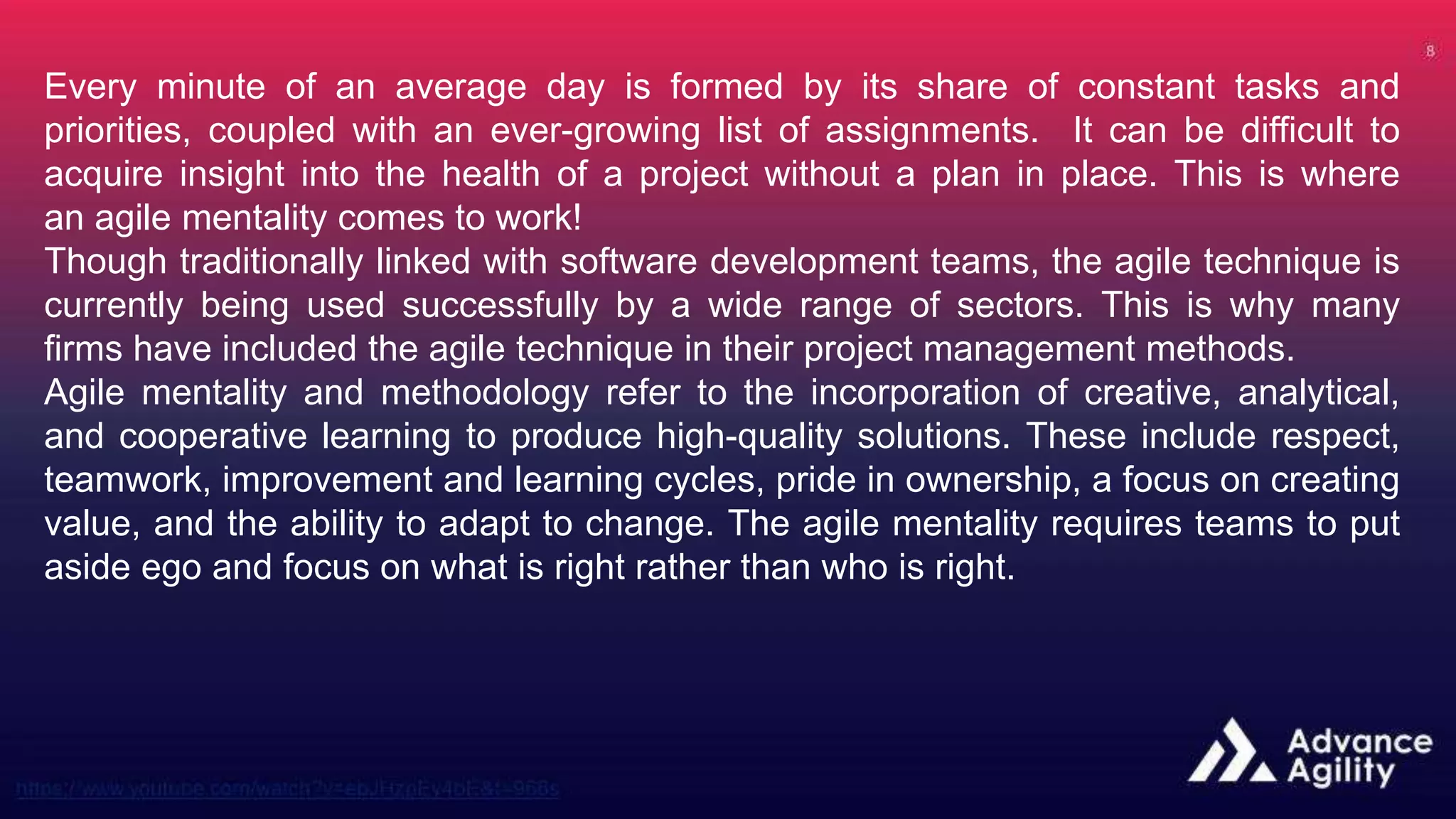 Motivational and Agile Mindset- Best of Both Worlds | PPTX