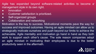 Motivational and Agile Mindset- Best of Both Worlds | PPTX
