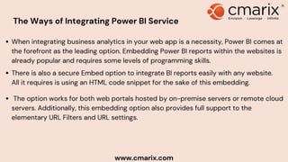 Integrate Power Bi with Web Application | Power Bi Website Integration ...