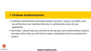 14 Benefits of Using Firebase for Web and App Development | PPT