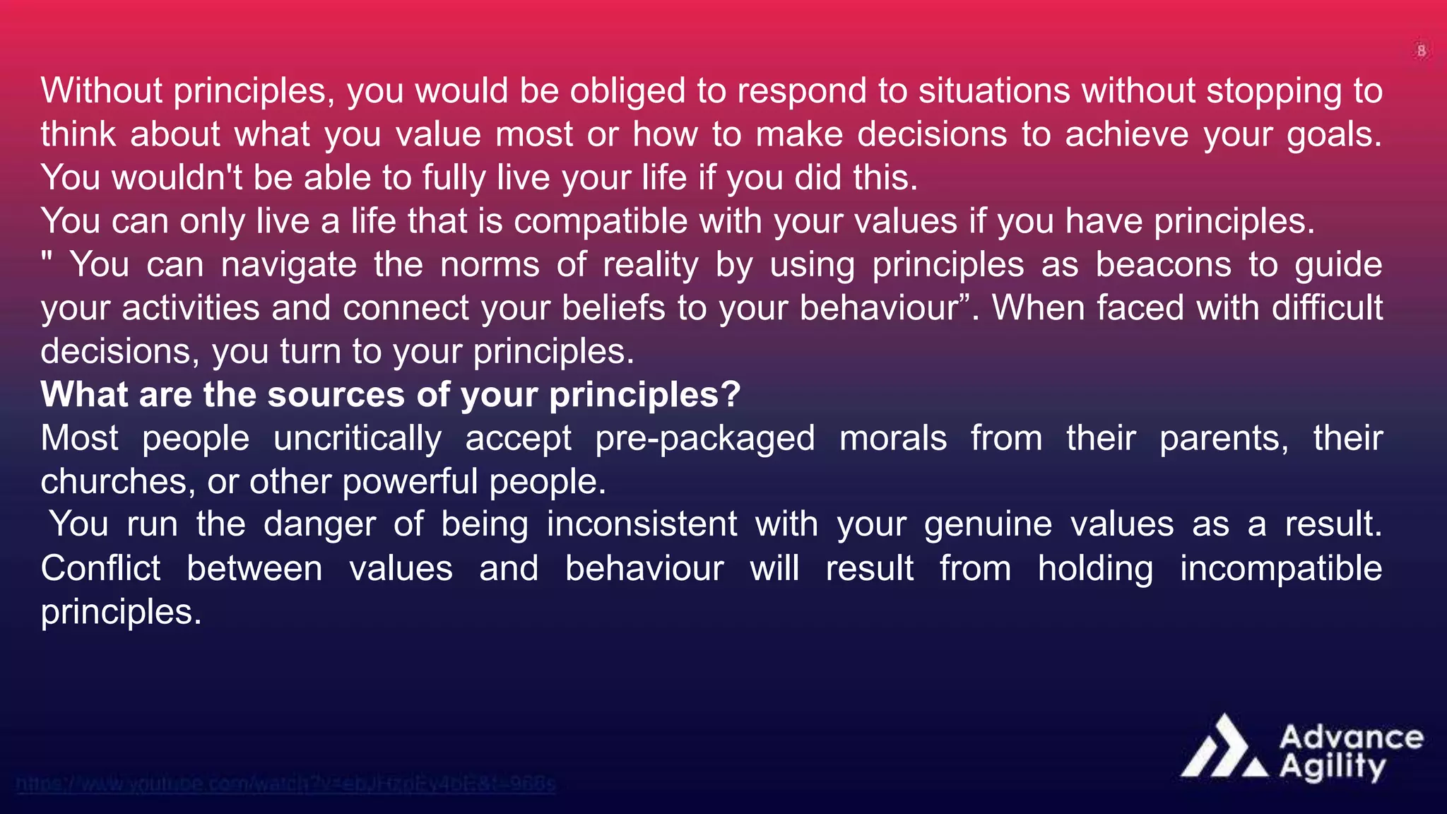 The Importance of Principles in our Life | PPT
