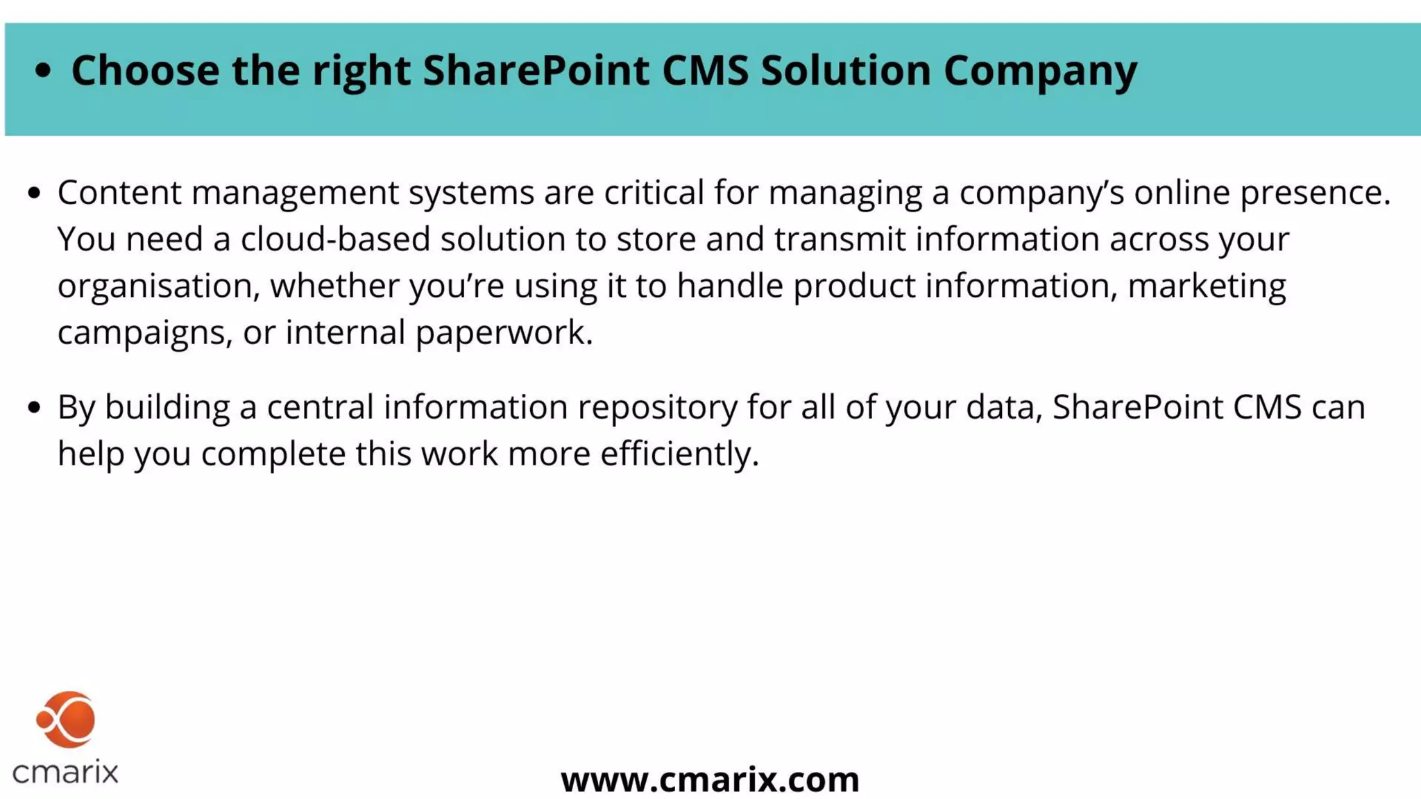 Is SharePoint CMS Safe To Use For Corporates? - SharePoint Developers | PPT