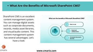 Is SharePoint CMS Safe To Use For Corporates? - SharePoint Developers | PPT