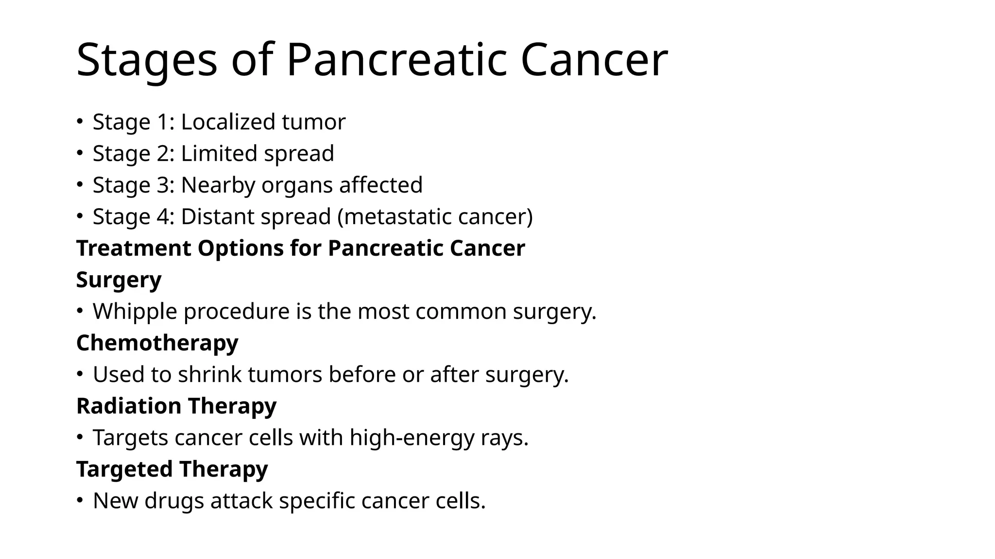 Pancreatic Cancer: Signs to Watch For and Treatment Advances! | PPT