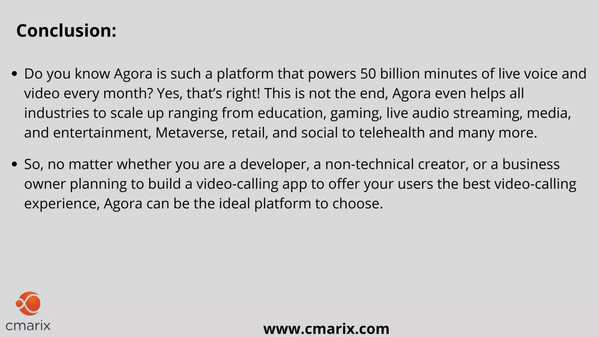 Steps to Build a Scalable Video Calling App with Agora | PPT | Free ... Steps to Build a Scalable Video Calling App with Agora | PPT | Free ...