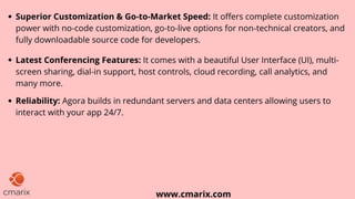 Steps to Build a Scalable Video Calling App with Agora | PPT
