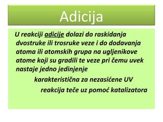 hemijske osobine ugljovodonika | PPT