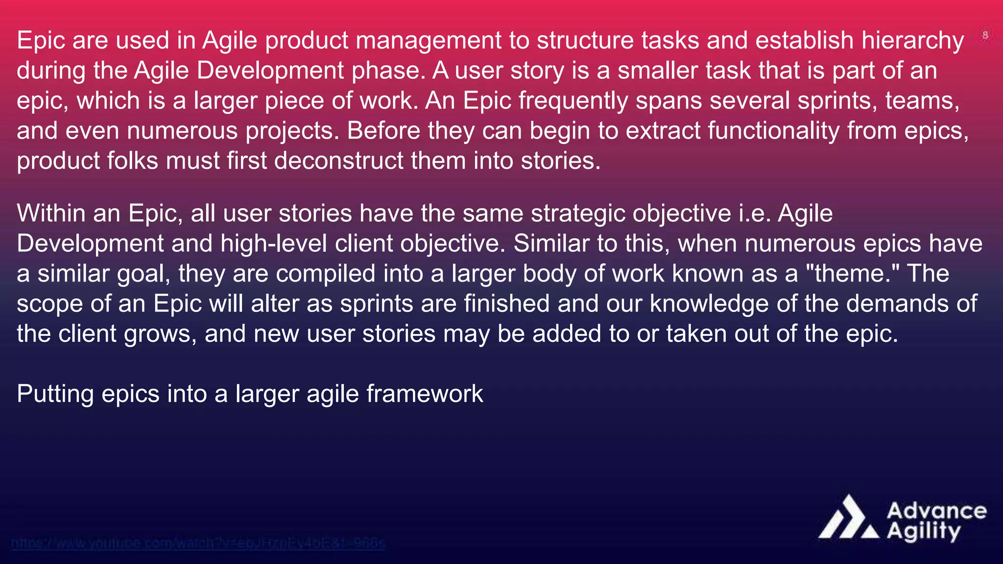 Epic in Agile | PPTX