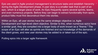 Epic in Agile | PPTX