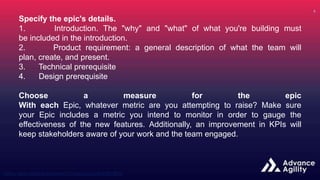 Epic in Agile | PPTX