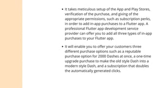 How to Use Adapty to Integrate In-App Purchases into a Flutter App? | PPTX | Credit Cards ...