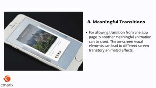 10 Creative Ways To Use Animation In Mobile Apps | PPTX