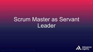 Scrum Master as Servant Leader | PPTX