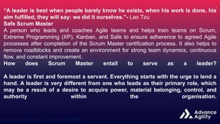 Scrum Master as Servant Leader | PPTX