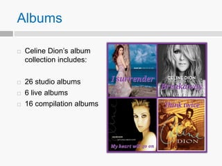 Marian Vdw Presentation - Celine Dion Fandom 2014 | PPTX