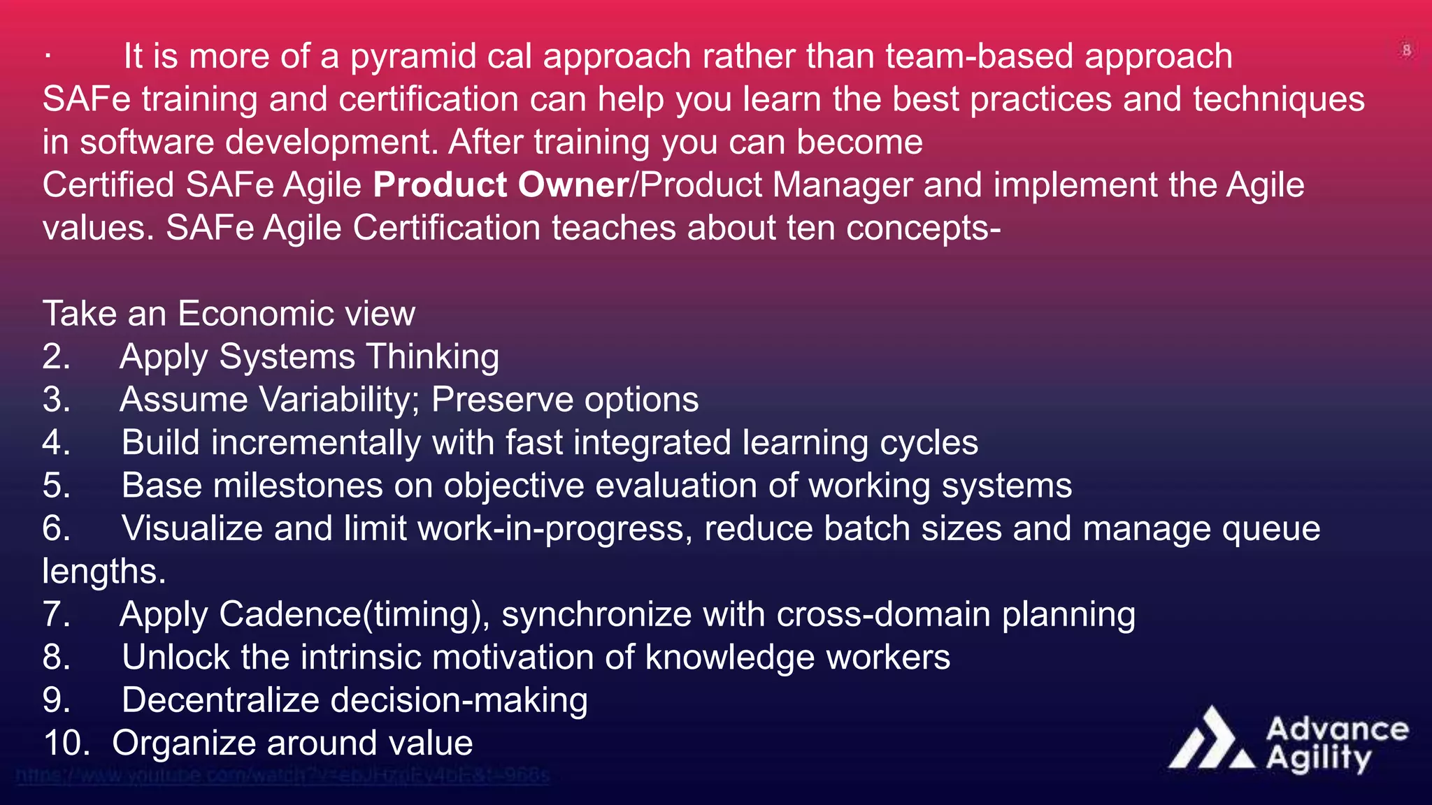 SAFe Agile Certification: Benefits & Exam Pattern | PPT