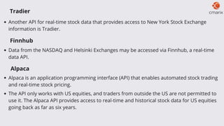 Top 12 Trending Stock Market API for Financial Products | PPTX